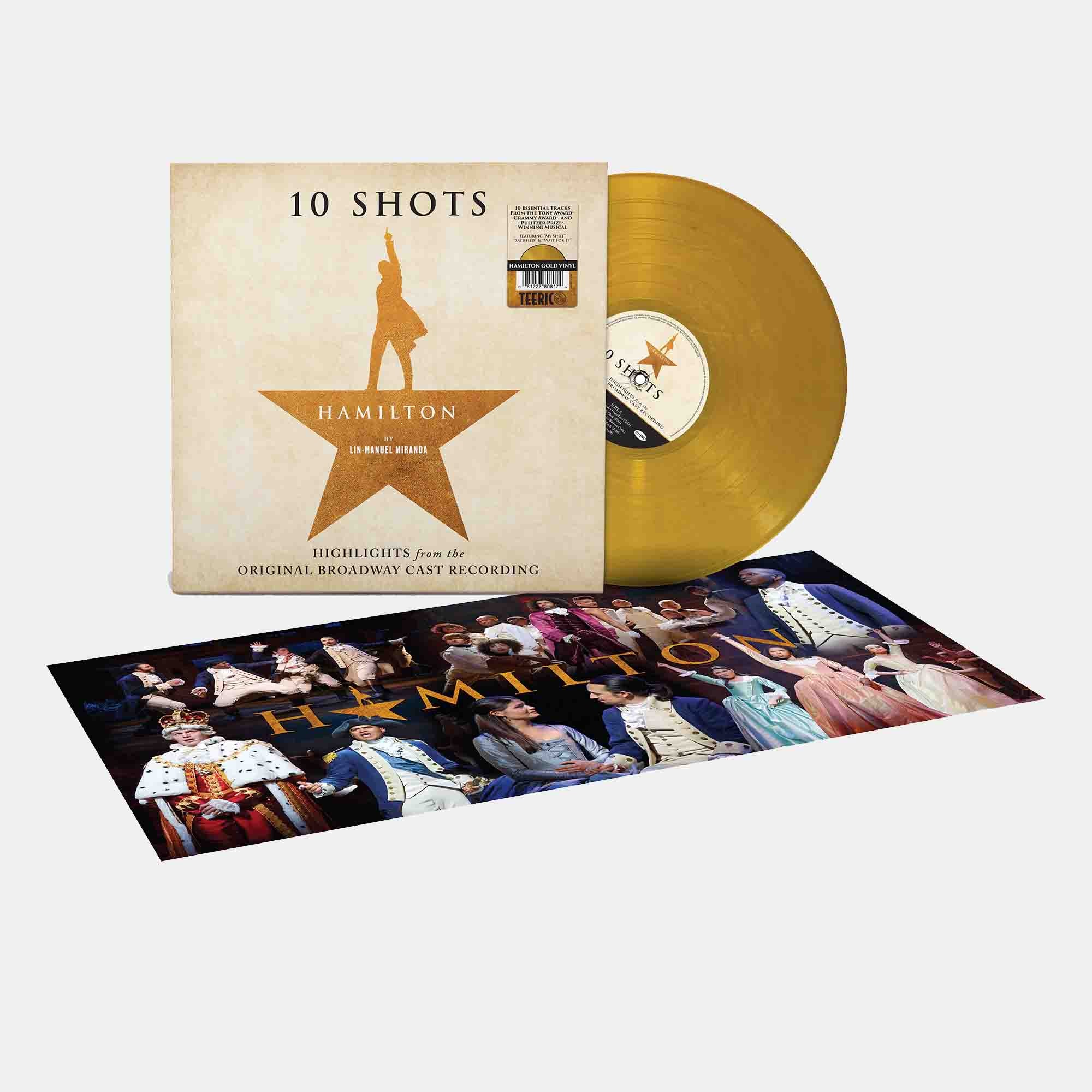 Hamilton 10 Shots Exclusive Vinyl - Hamilton Gold – TeeRico by Lin-Manuel