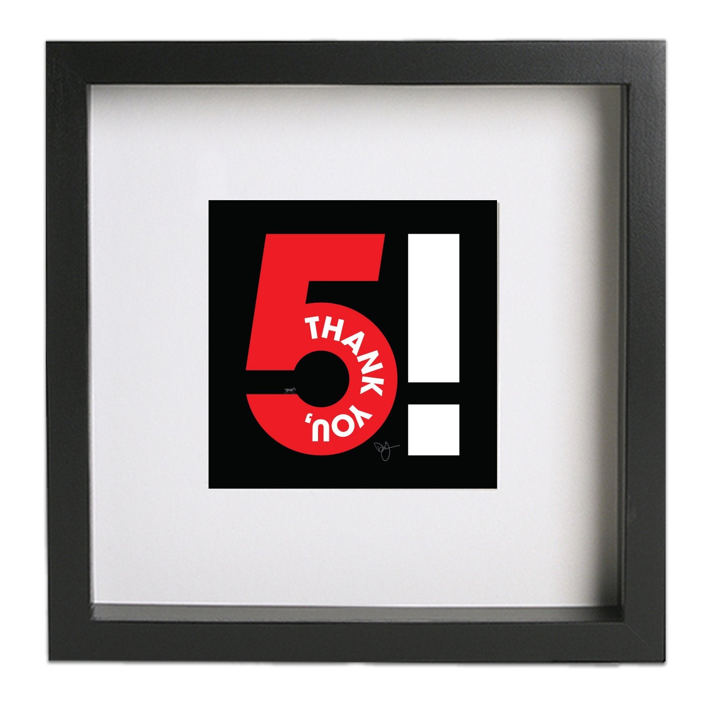 Broadway "Thank You Five!" 8"x8" Art Print – TeeRico by Lin-Manuel