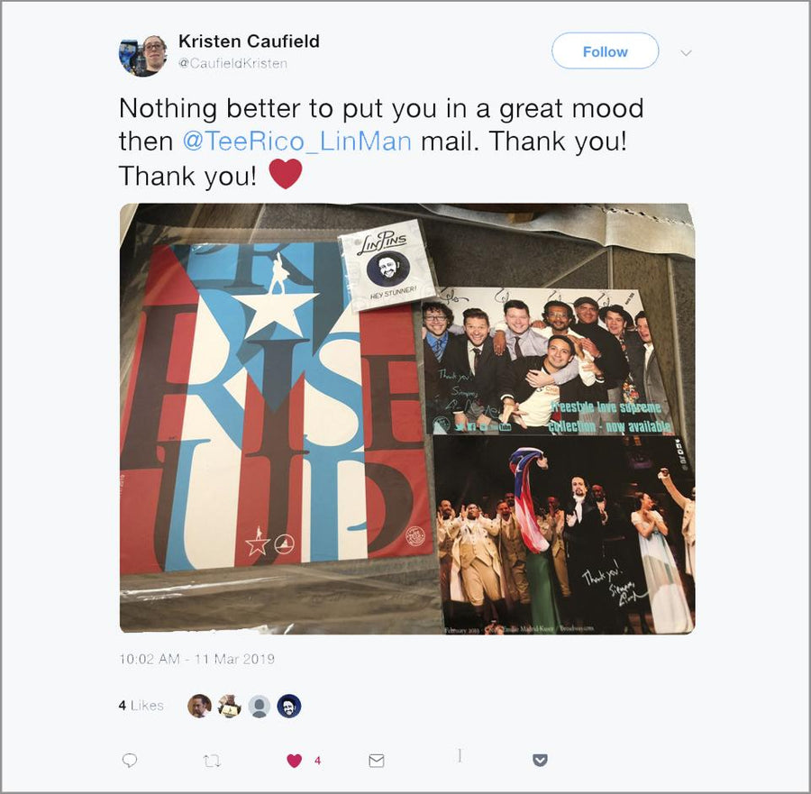 Hamilton Puerto Rico "Rise Up" 11"x 17" Poster – TeeRico by Lin-Manuel